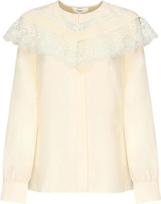 Chlo&eacute; Blouse - Couleur Chair