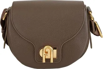 Furla Femme, Sacs, Brun, Taille: ONE Size Lotus Mini Crossbody