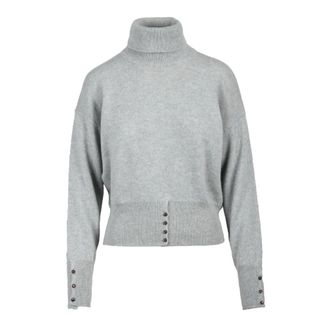 Slowear Slowear, Femme, Pulls, Gris, Taille: 40 FR Pull Col Roul&eacute;