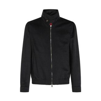 Brunello Cucinelli Leichte Bomberjacke aus Stoff - - Jackets - Herren - Grau - L
