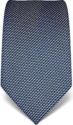 Vincenzo Boretti Cravate homme, pure soie, haute densité de tissage, anti-tâches, anti-salissures, hydrofuge, longue, accessoire élégant pour la chemise et costume - f