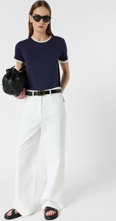 Gerard Darel T-shirt en coton et modal - MIRABEL - Marine