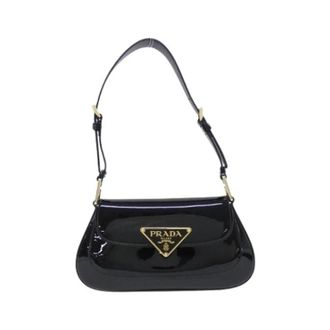 Prada Pre-owned Vernice Schultertasche - - Pre-owned - Damen - Schwarzk - ONE SIZE