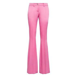 Philipp Plein Satin Hosen - - Trousers - Damen - Rosa - XL