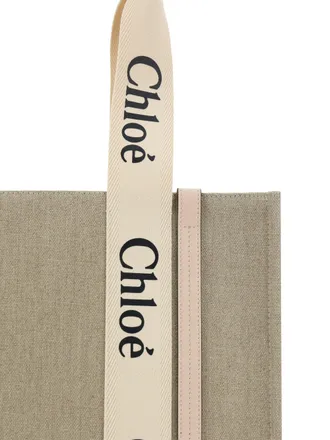 Chlo&eacute; Woody Shoulder Bag - Pink