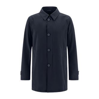 Herno Homme, Manteaux, Bleu, Taille: 2XL Manteau crois&eacute;