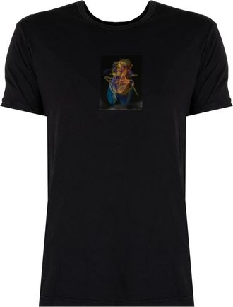 Diesel 3D Print T-Shirt - - Tops - Herren - Schwarzk - S