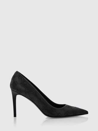 Philipp Plein Escarpins en cuir avec logo Hexagon en strass et talon aiguille