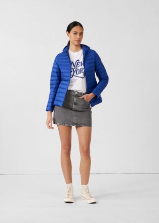 Jott Doudoune l&eacute;g&egrave;re &agrave; capuche Bleu cobalt Cloe - Taille XXL