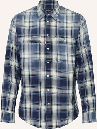 Dsquared2 Hemd Regular Fit blau