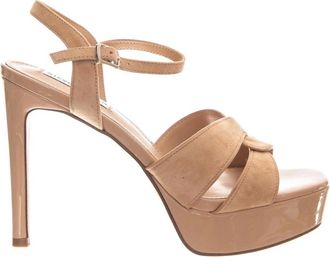 Steve Madden Femme, Chaussures, Beige, Taille: 41 EU Sandales &agrave; Talons Hauts