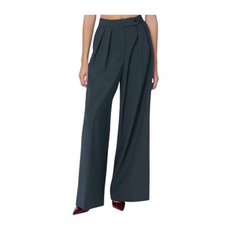 Dries Van Noten Wide Hosen - - Trousers - Damen - Gr&uuml;n - M
