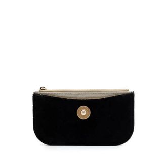 Chanel Pre-owned Velvet Pouch - - Pre-owned - Damen - Schwarzk - ONE SIZE