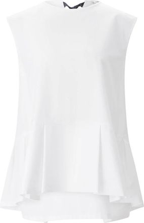Max Mara Femme, Tops, Blanc, Taille: 42 FR Hauts sans manches