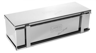 Lares Toastbrotform Edelstahl mit Teiler 30x10x9 cm - Für Toast, Vollkornbrot, Früchtebrot, Kuchen -- Spülmaschinenfest - Made in Germany