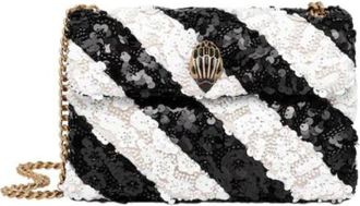 Kurt Geiger Femme, Sacs, Noir, Taille: ONE Size Petit sac &agrave; main avec fermeture