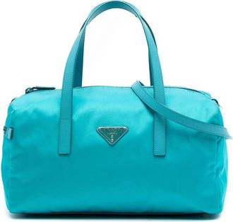 Prada Hobo Bags - Tessuto Satchel - Gr. unisize - in Blau - für Damen