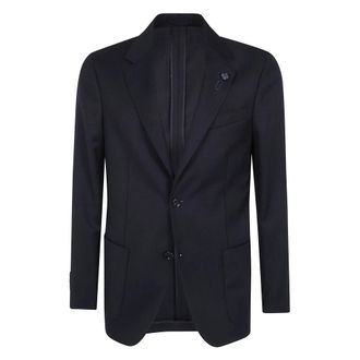Lardini Herren, Jacken, Schwarzk, XLGr&ouml;&szlig;e