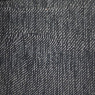 HOME MAISON Tissu uni non feu M1 en velours fiore Gris Foncé 280 cm