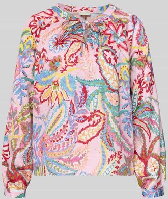 Milano Blusenshirt mit Rundhalsausschnitt