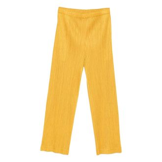 Issey Miyake Damen, Hosen, Gelb, XLGröße