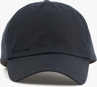 Barbour Casquette en toile de coton enduite