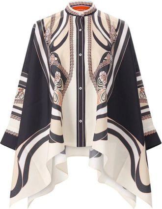 La DoubleJ Femme, Blouses et Chemises, Multicolore, Taille: 36 FR Blouse Oversize