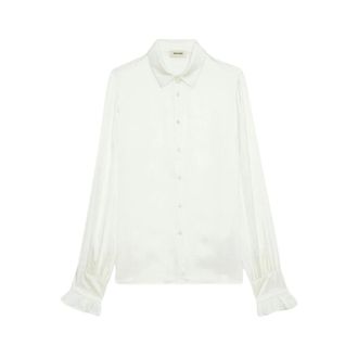 Zadig&Voltaire Thely Satin Shirt - - Blouses & Shirts - Damen - Wei&szlig; - S