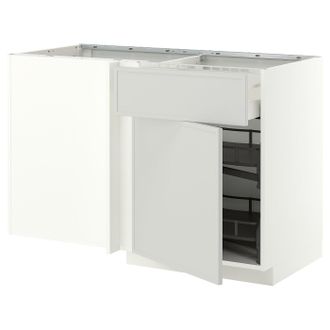 IKEA METOD / MAXIMERA Eckunterschrank m Schublade+Auszug