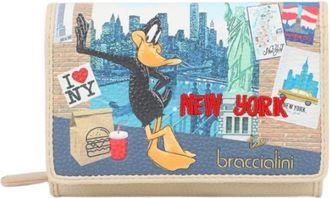 Braccialini Femme, Accessoires, Multicolore, Taille: ONE Size Cartoline Lt Wallet