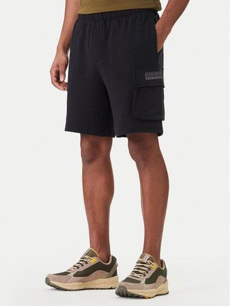 Napapijri Sportshorts N-Box Logo Cargo NP0A4I59 Schwarz Regular Fit