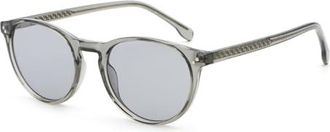 Generic Lunettes De Soleil Rondes Polaris&eacute;es &Agrave; Monture Large For Hommes Et Femmes, Id&eacute;ales For Les F&ecirc;tes, Les Vacances Et Les Photos.(Gray)