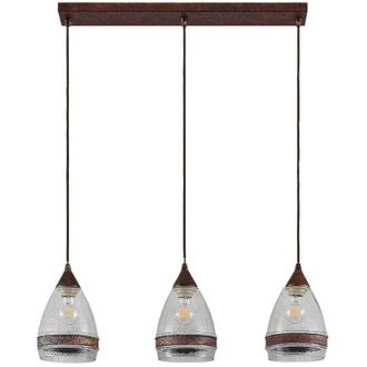 Lindby Pendelleuchte Millina aus Glas für Küche von Lindby
