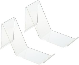 SOLUSTRE 2stücke Acryl-schuhständer Schuhhalter Für Einkaufszentrum Sneaker-Halter Sandalen-präsentationsständer Schuhständer Für Einzelhandel Aufbewahrungsstä