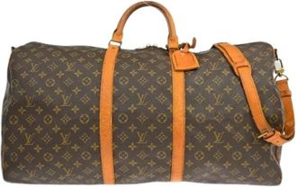 Louis Vuitton unisex, Pre-owned, Brun, Taille: ONE Size Pre-owned Keepall bandouliere bag