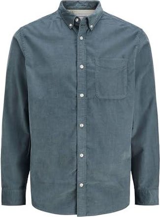 Jack & Jones Cord Jjeclassic T-Shirt en Velours c&ocirc;tel&eacute; L/S Sn, temp&ecirc;te, XL Hommes