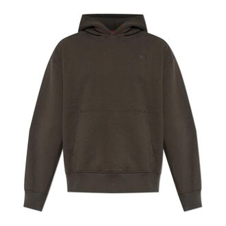 Diesel S-Macs-Hood-Megoval-D Hoodie - - Sweatshirts & Hoodies - Herren - Grau - XL