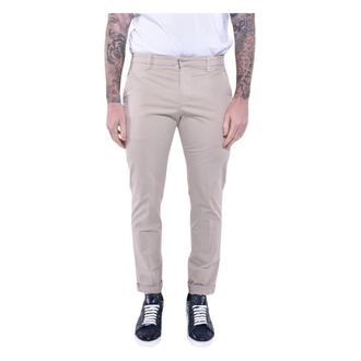 Dondup Schmale Chino Hose mit Niedriger Taille - - Trousers - Herren - Beige - W30