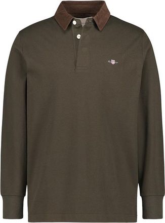 GANT Herren Polo-Shirt gr&uuml;n Baumwoll-Jersey