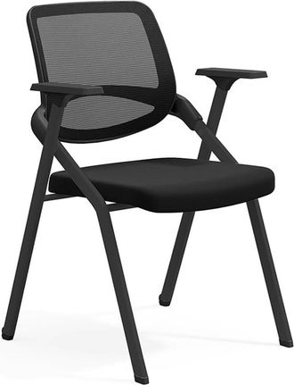 Generic Moderner B&uuml;rostuhl mit Tisch und Rollen, klappbarer Sessel f&uuml;r Homeoffice, Schule, Konferenzraum, ergonomischer Schreibtischstuhl f&uuml;r Schulung und Woh