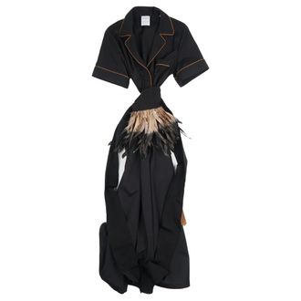 Sara Roka Femme, Robes, Noir, Taille: 38 FR Robes Maxi