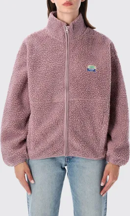 American Vintage Kurze Fleecejacke mit Stehkragen und Rei&szlig;verschluss