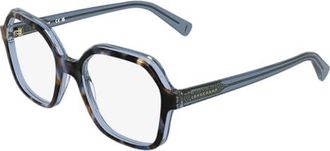 Longchamp LO2796 439 AZURE HAVANA/TRANSPARENT AZURE 53/19/140 Lunettes pour femme