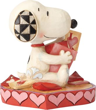 Disney Traditions 4055652 Peanuts Puppy Love - Snoopy Figurine, Resin, Mehrfarbig, 7.5 x 10 x 11 cm