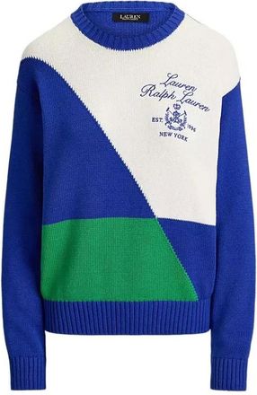 Ralph Lauren Femme, Pulls, Bleu, Taille: 38 FR Vesta Crew-neck Sweater