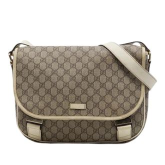 Gucci Pre-owned Vintage Canvas Crossbody Bag - - Pre-owned - Damen - Beige - ONE SIZE