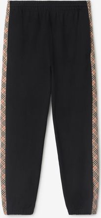Burberry Pantalon de jogging en coton avec Check, Size: XXL