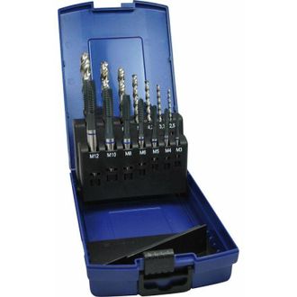 Forum Maschinengewindebohrer-Satz mit Spiralbohrer M3-M12 dl hss-e dampfbehandelt din 371/ din 376 Blauring Forum