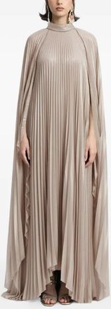 Gemy Maalouf Abendkleid mit Falten - Nude