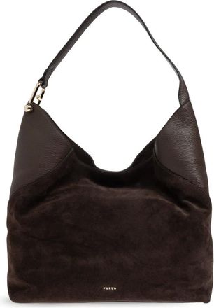 Furla Femme, Sacs, Brun, Taille: ONE Size Lara Large Shopper Bag
